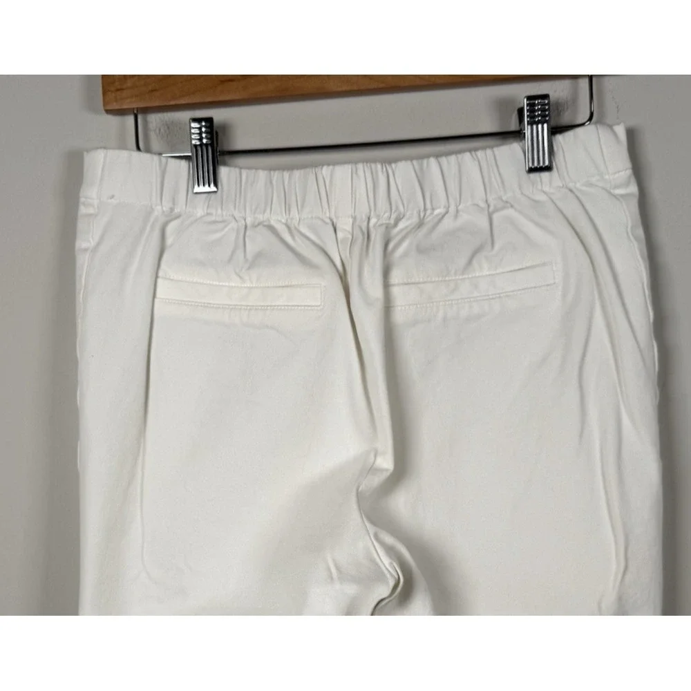 Isaac Mizrahi | Pants & Jumpsuits | Isaac Mizrahi White Front Seam Crop ...